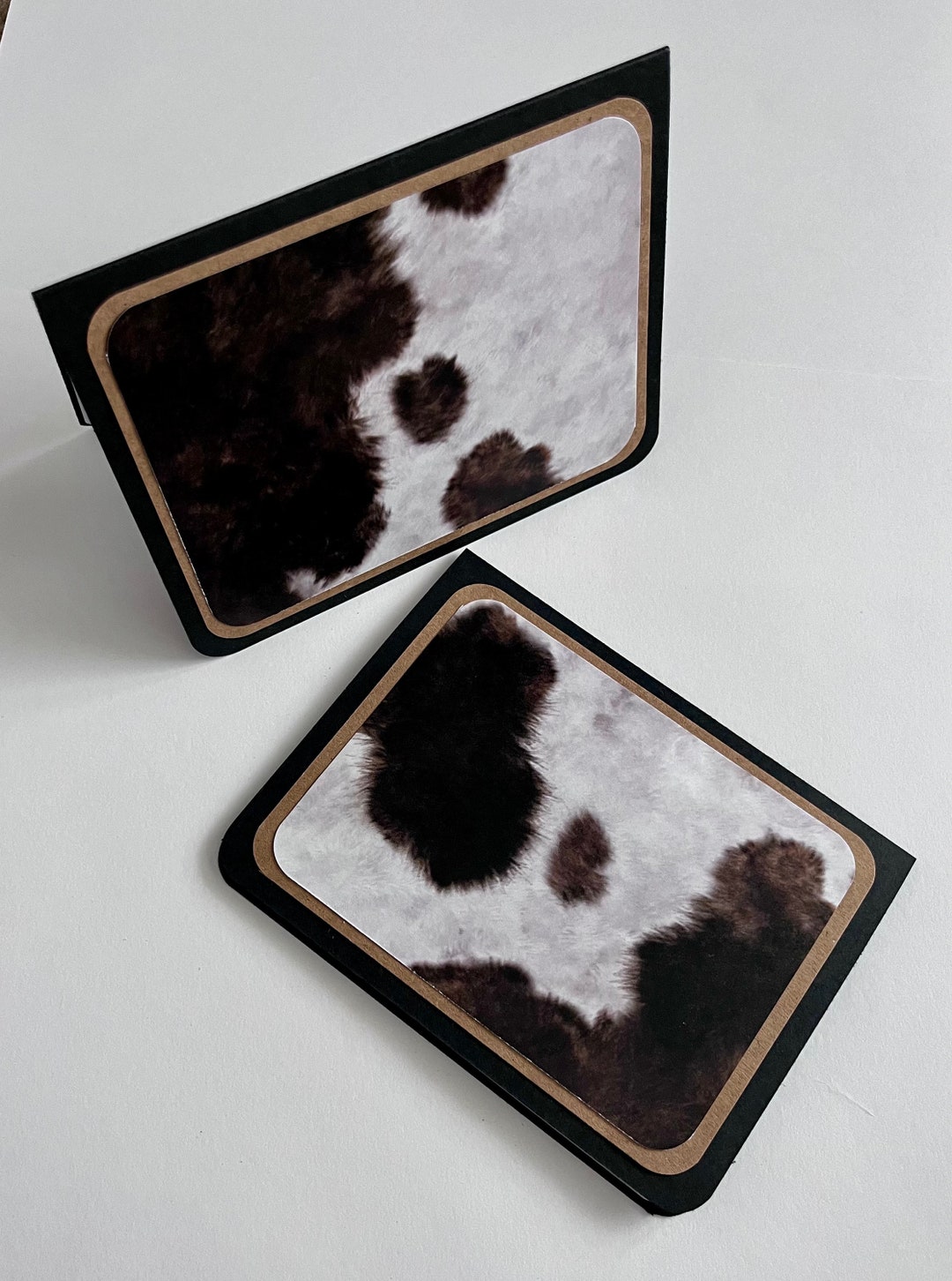 Cow Print Notecards - Etsy