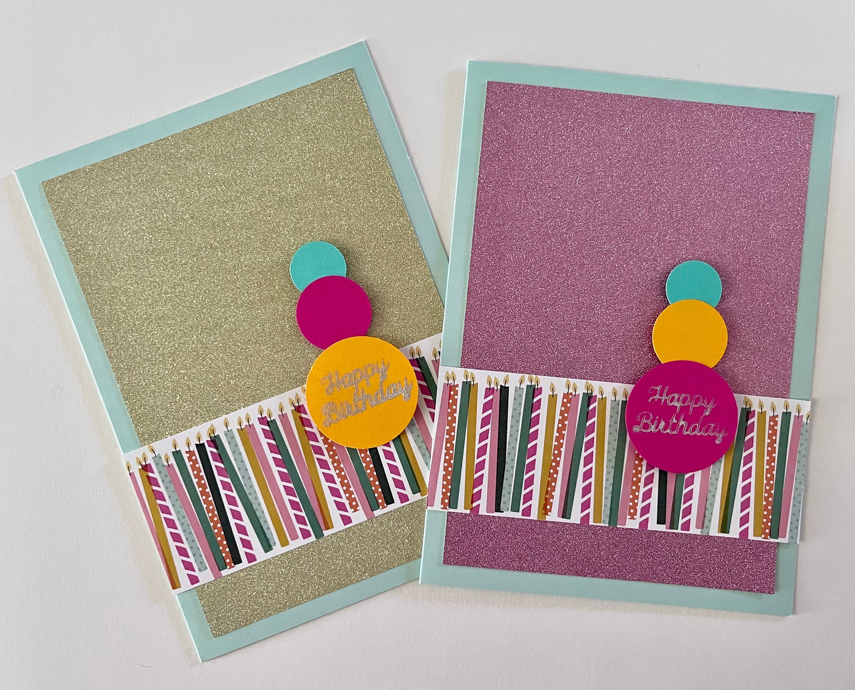 Sparkle Happy Birthday Cards - Etsy