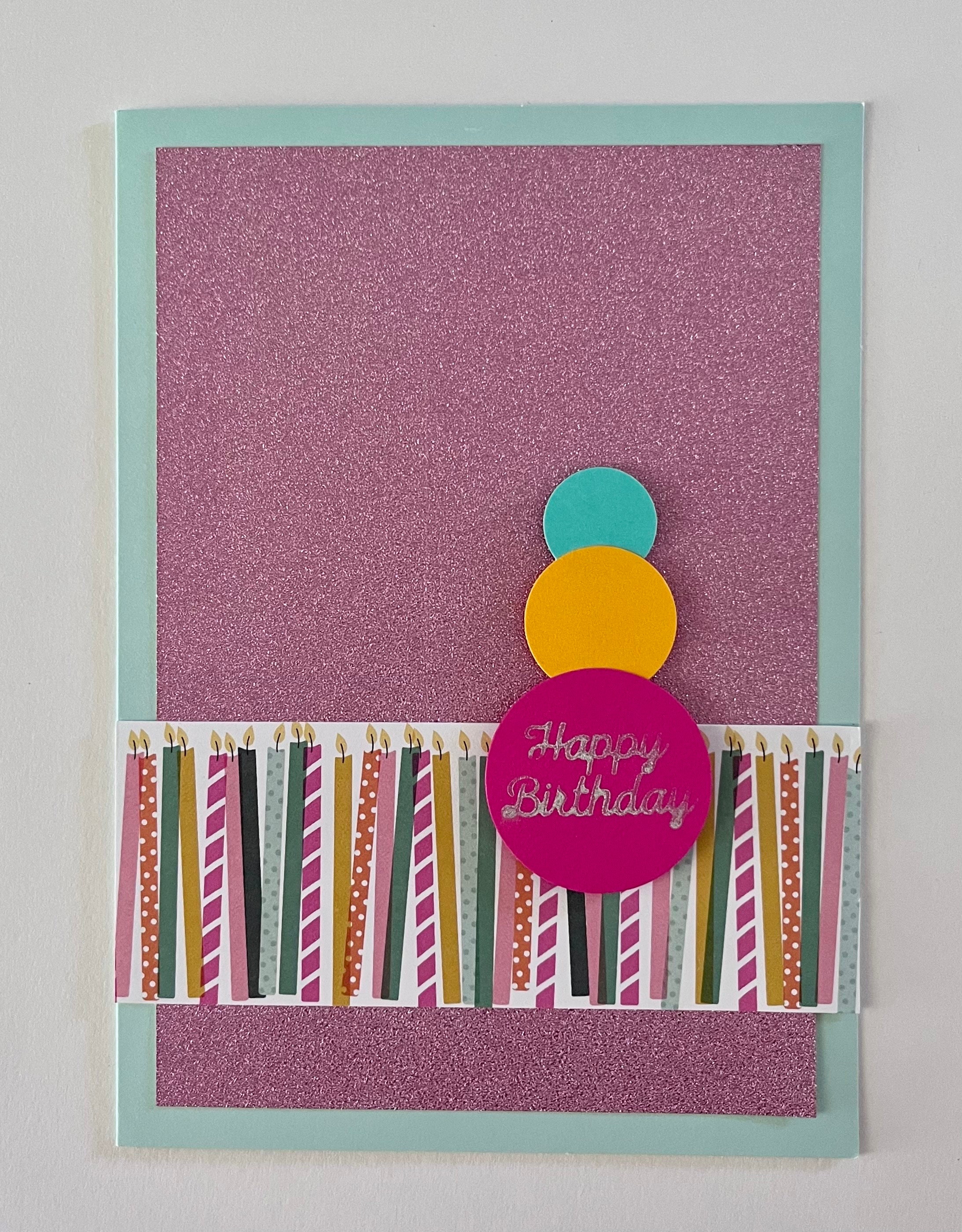 Sparkle Happy Birthday Cards - Etsy