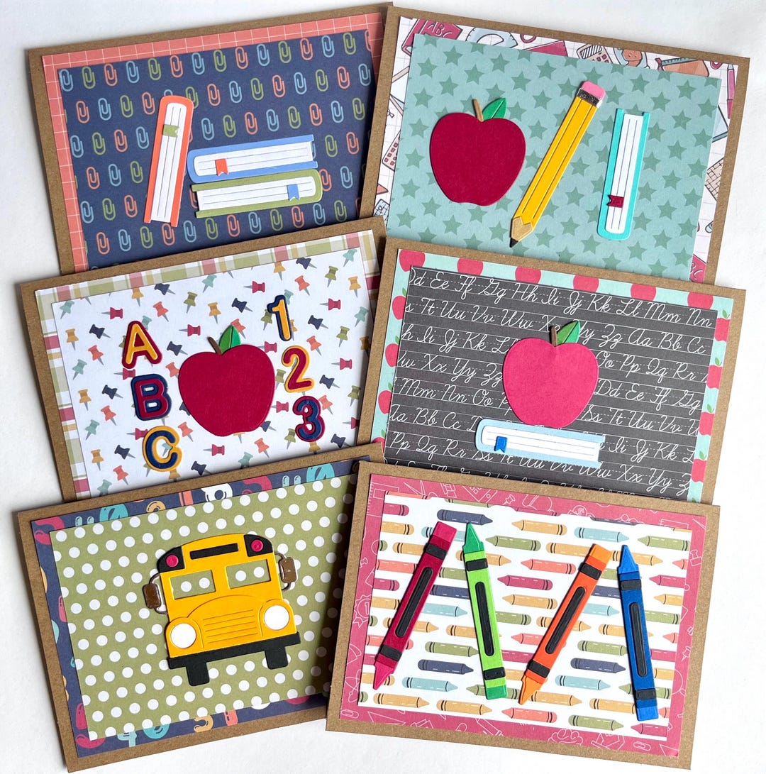 Back to School Notecards - Etsy