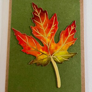 Fall Leaf Notecards - Etsy