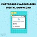 DIGITAL DOWNLOAD Photocard Placeholders desktop Ver. - Etsy