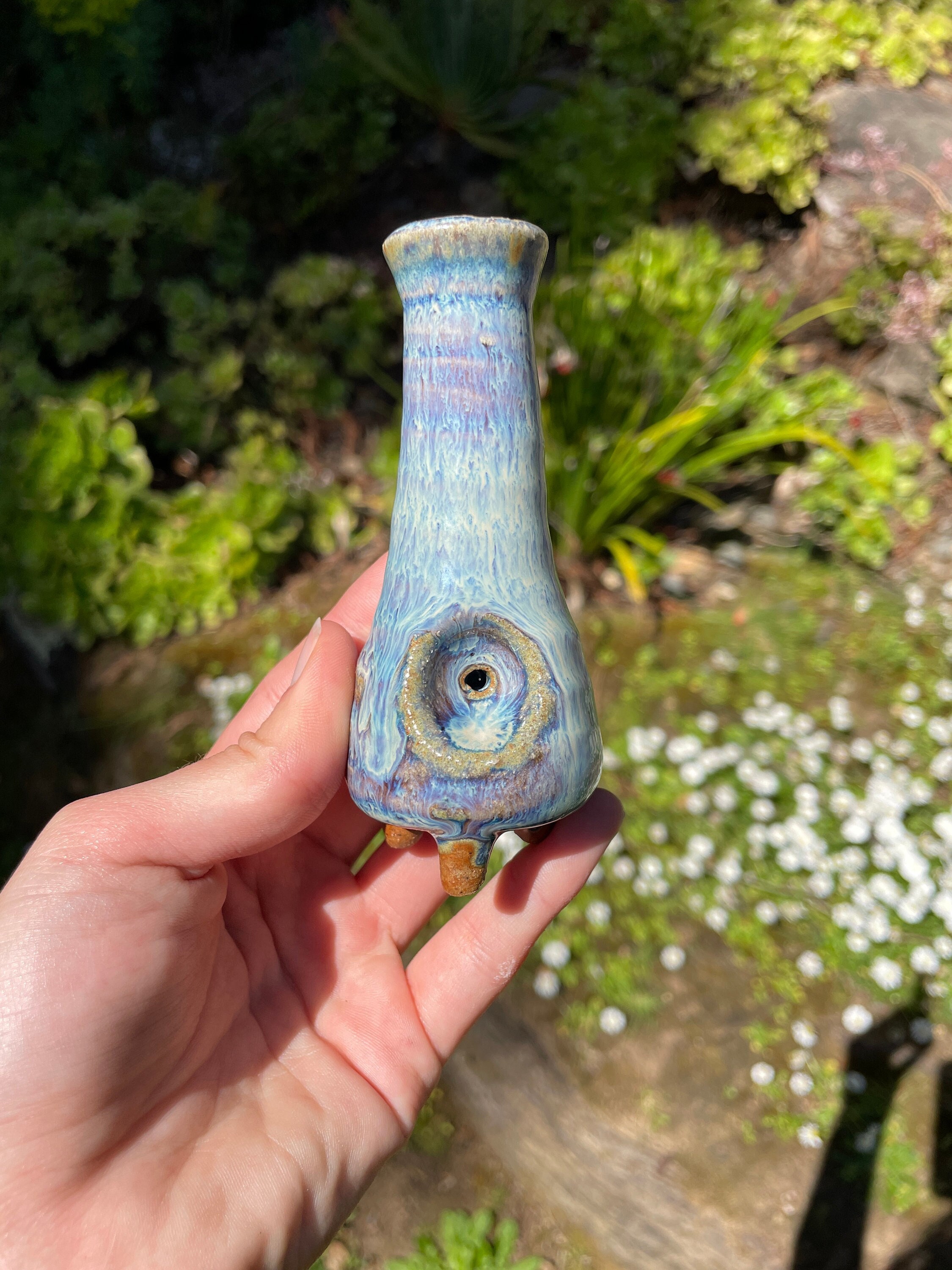 Handmade “Chiminea “ ceramic smoking pipe — Cct.Ceramics
