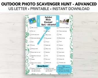 Team Photo Scavenger Hunt Printable Download - Etsy