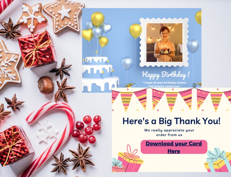 Canva Editable Happy Birthday Card, Birthday Sunflowers, Pink and ...