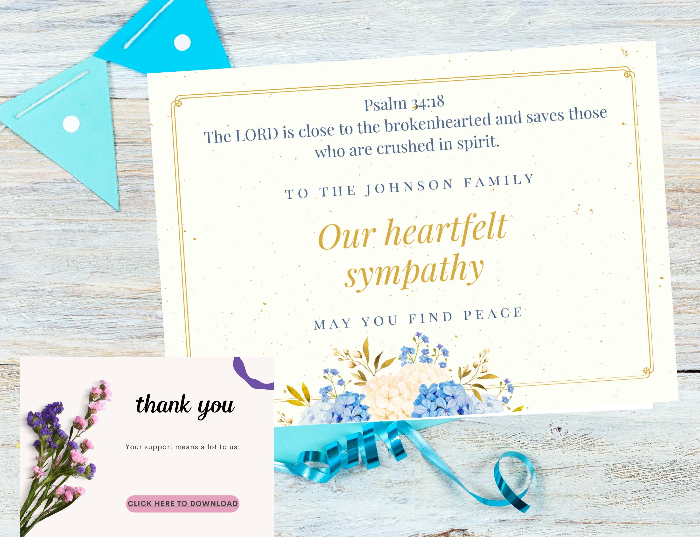 Editable Condolence Card With Scriptures Condolence Template