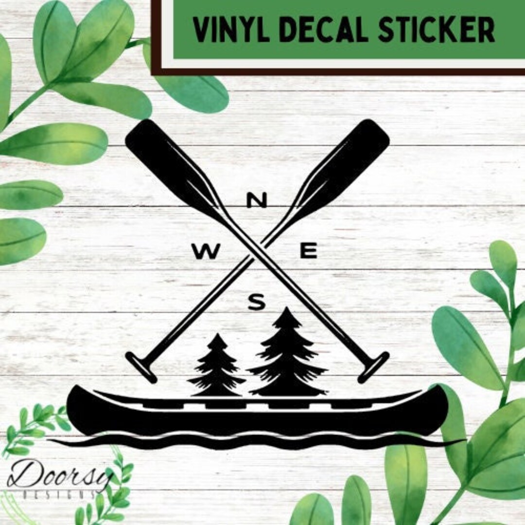 Canoe Vinyl Window Decal Sticker SUV / RV / Truck / ATV - Etsy
