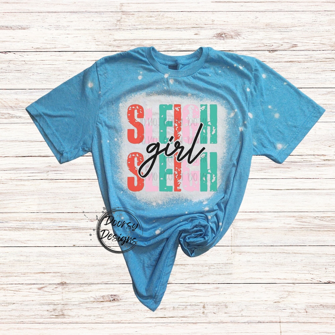 Sleigh Girl Sleigh Beached T- Shirt, Boss Mom Christmas Shirt, XMAS ...