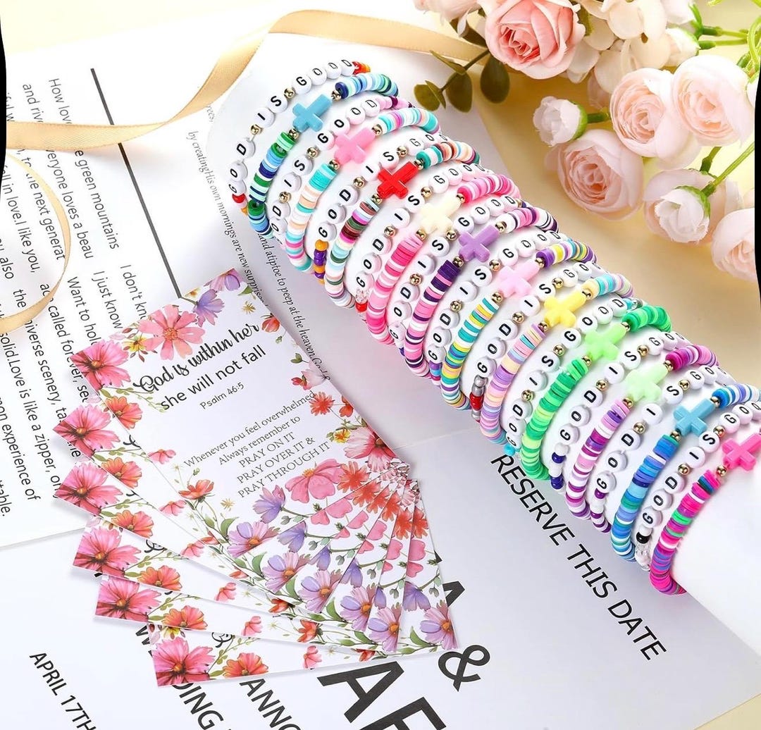 Faith Beaded Bracelets - Etsy