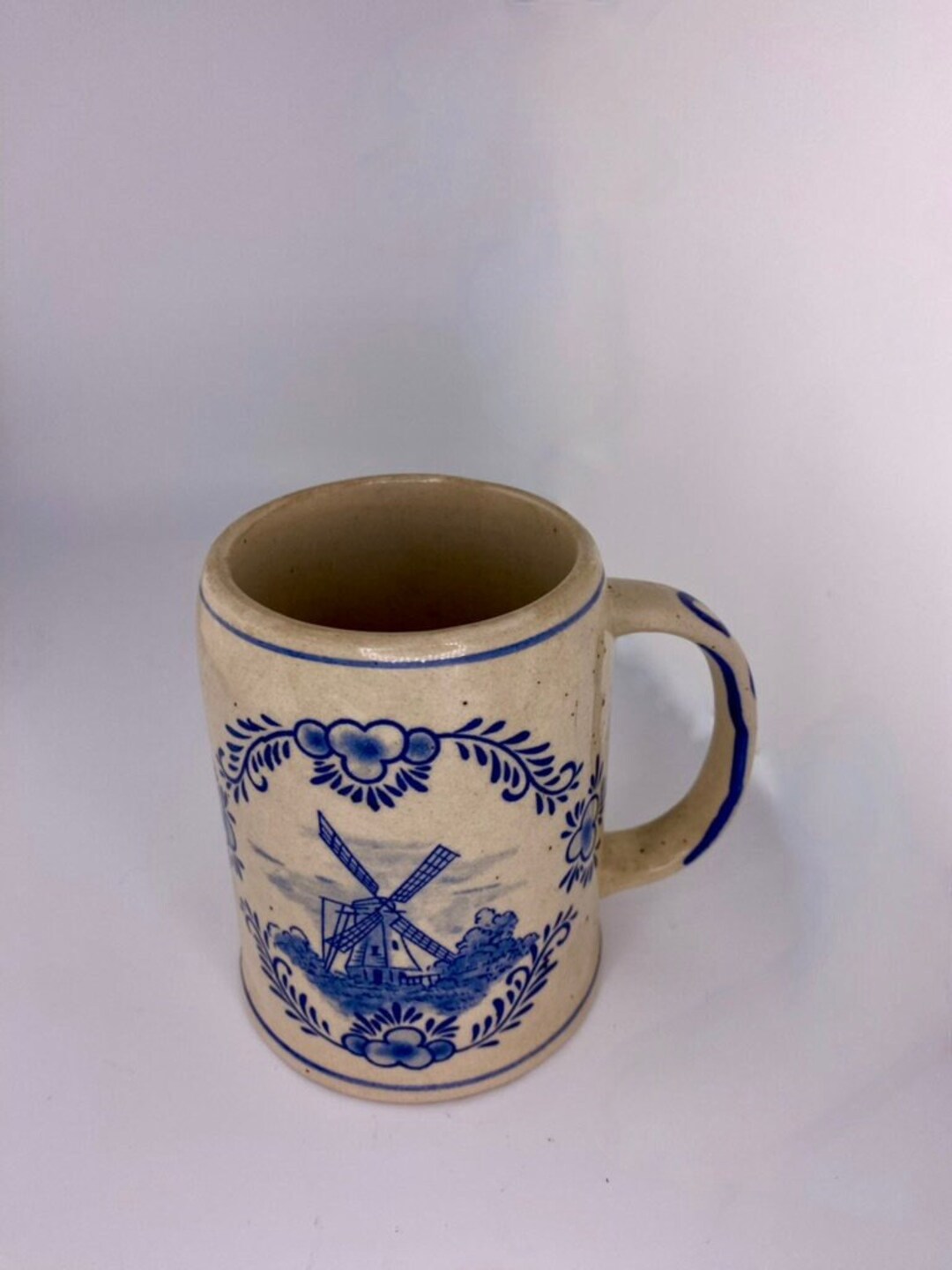 Vintage Delft Blue Stein/mug - Hand-painted in Holland - Collectible ...