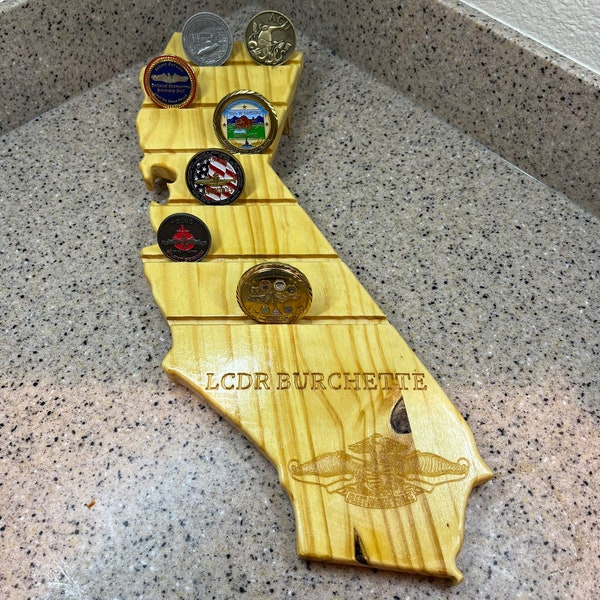 Challenge Coin Display - Etsy