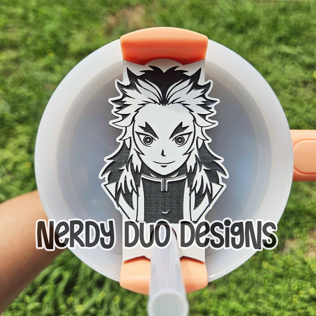 Rengoku Demon Slayer: Kimetsu No Yaiba Stanley Lid Topper » Anime ...