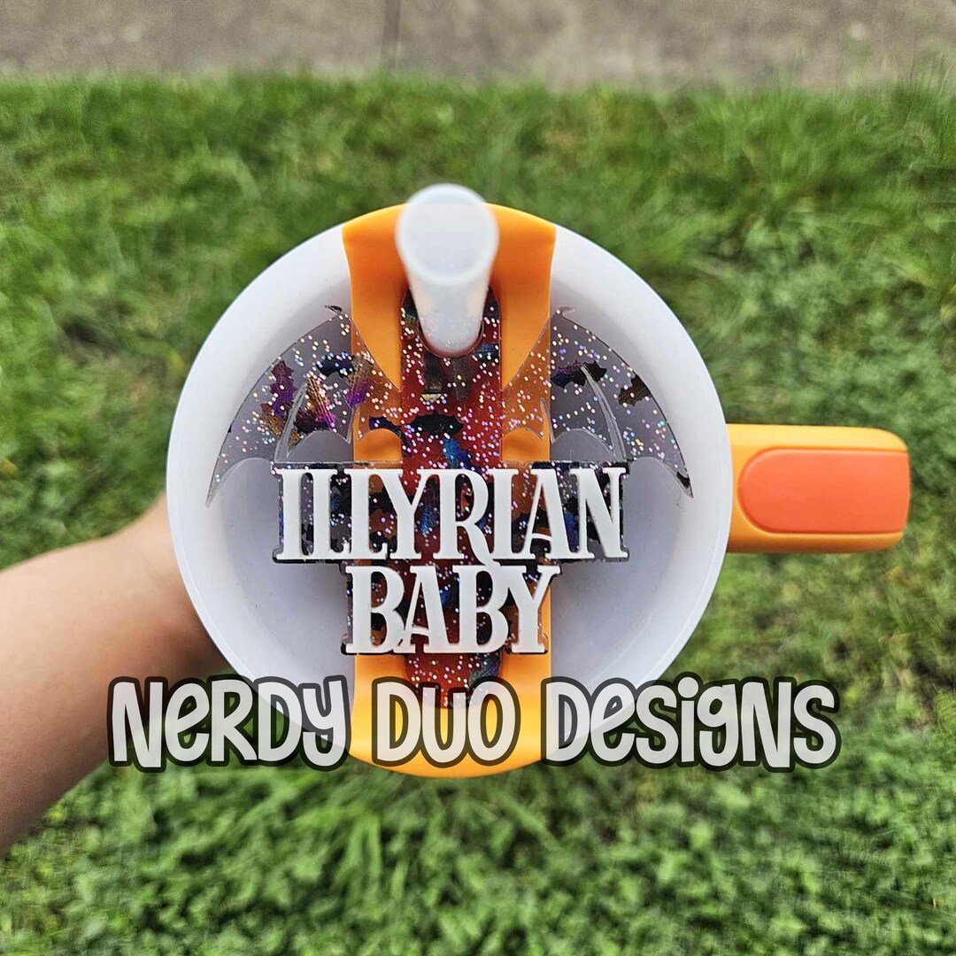 ACOTAR Stanley Lid Topper: Illyrian Baby Bat Boys, Night Court - Etsy