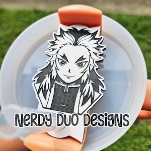 Rengoku Demon Slayer: Kimetsu No Yaiba Stanley Lid Topper » Anime ...
