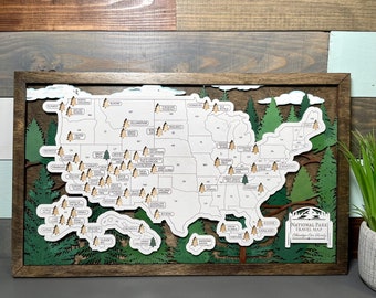 Usa Map Shelf - Etsy