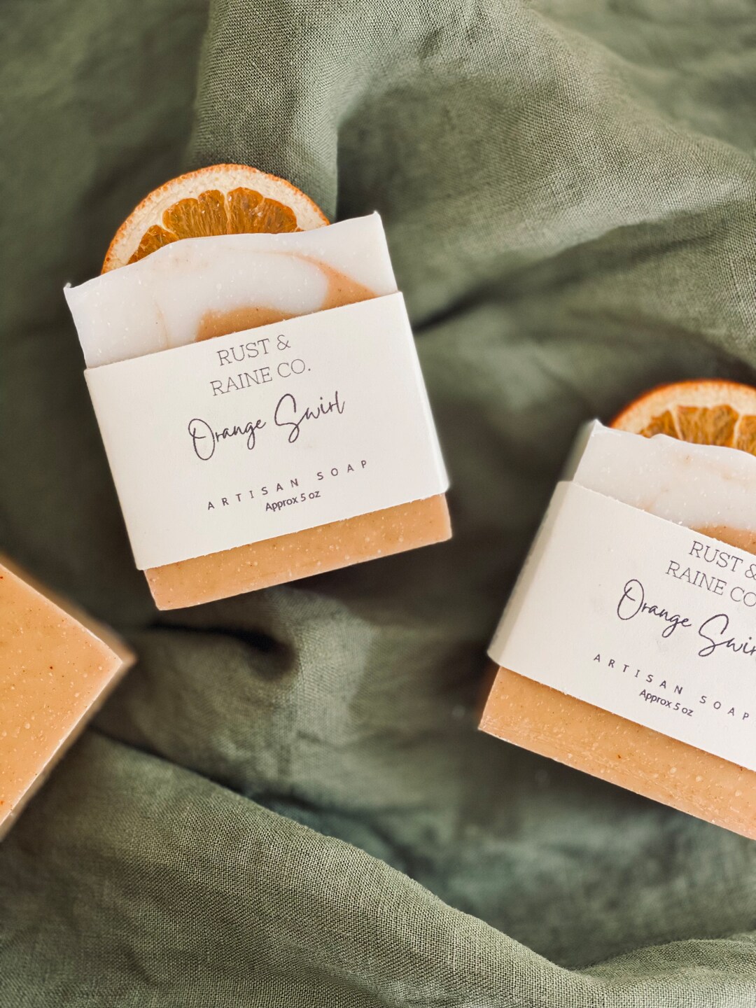 Orange Swirl Soap Bar Nourishing Natural Cold Process Body - Etsy