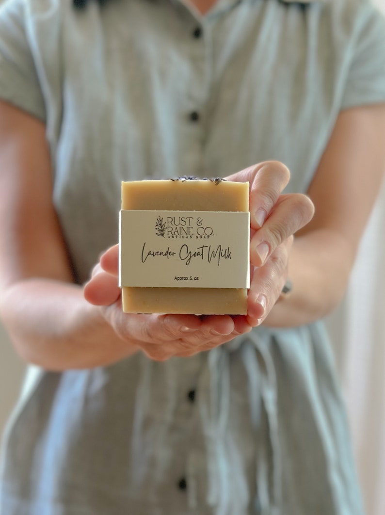 Lavender Goat Milk Bar Soap, Nourishing Soap, Essential Oil, Natural ...