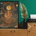 Grotesque Night Sky Art Print With Multiple Moons and Stars, Art Print ...