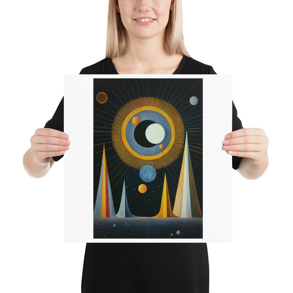 ESOTERIC SPACE MAP, Poster - Etsy