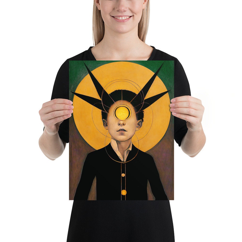 Dark Lord Child Original Art Print Poster - Etsy