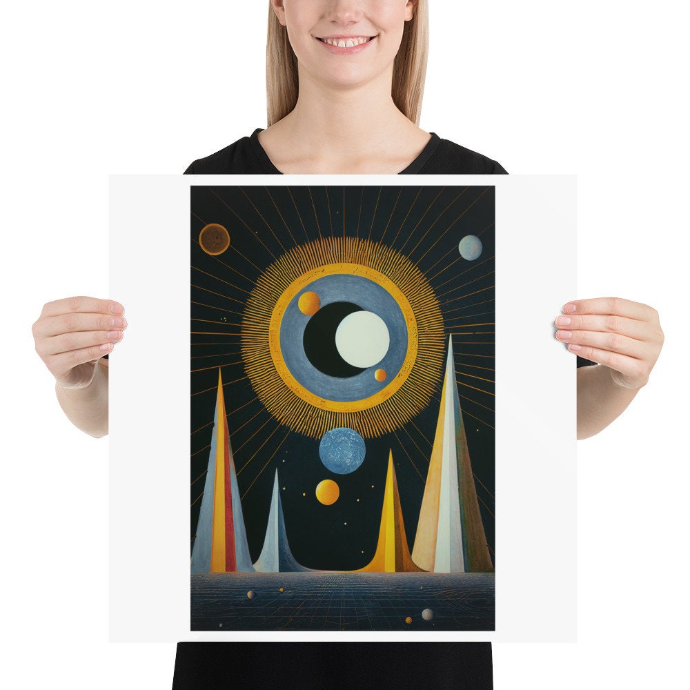 ESOTERIC SPACE MAP, Poster - Etsy