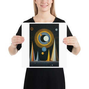 ESOTERIC SPACE MAP, Poster - Etsy