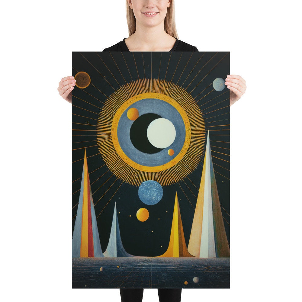 ESOTERIC SPACE MAP, Poster - Etsy