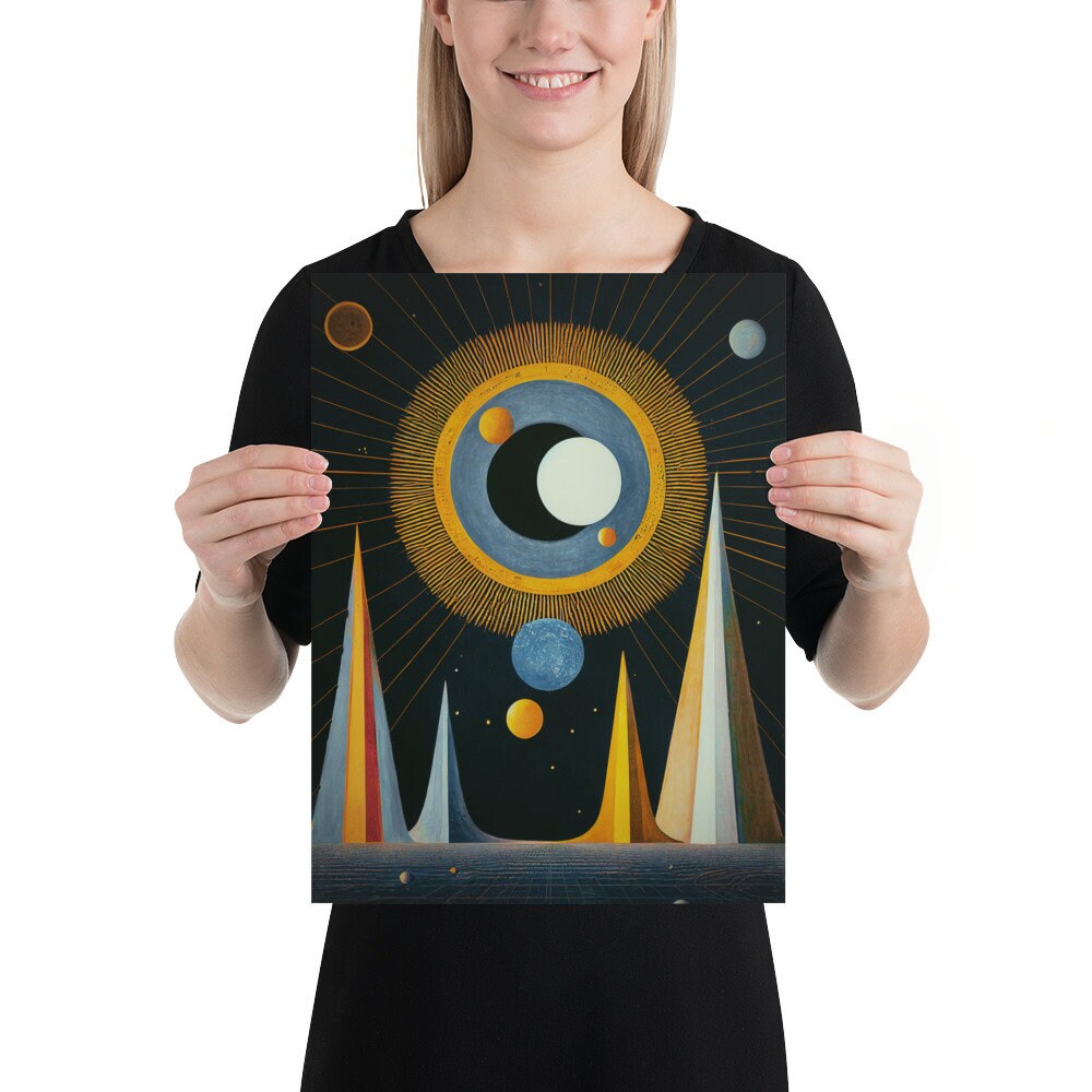 ESOTERIC SPACE MAP, Poster - Etsy