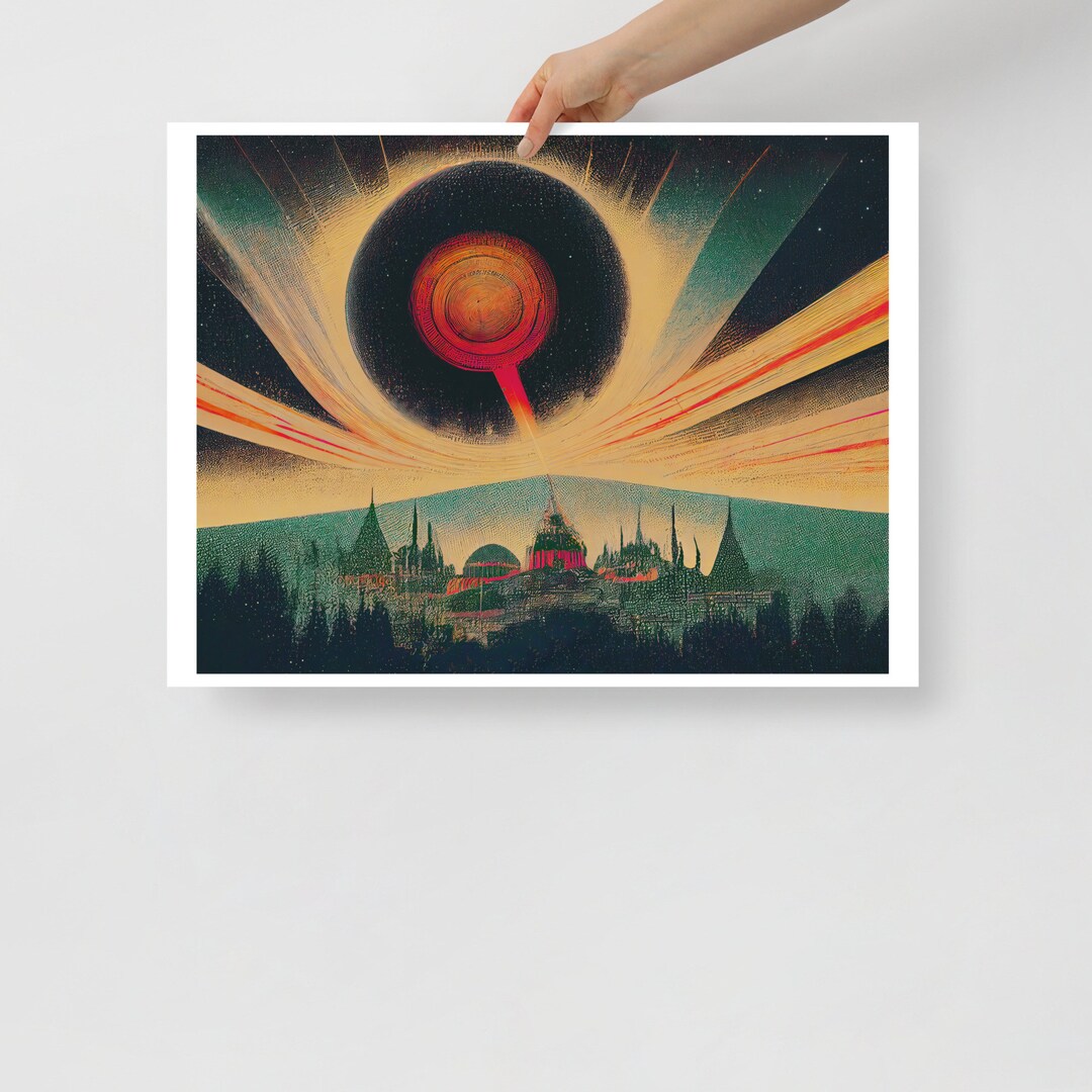 ABSTRACT MIDCENTURY ESOTERIC Eclectic Occult Weird Gothic Fantasy ...