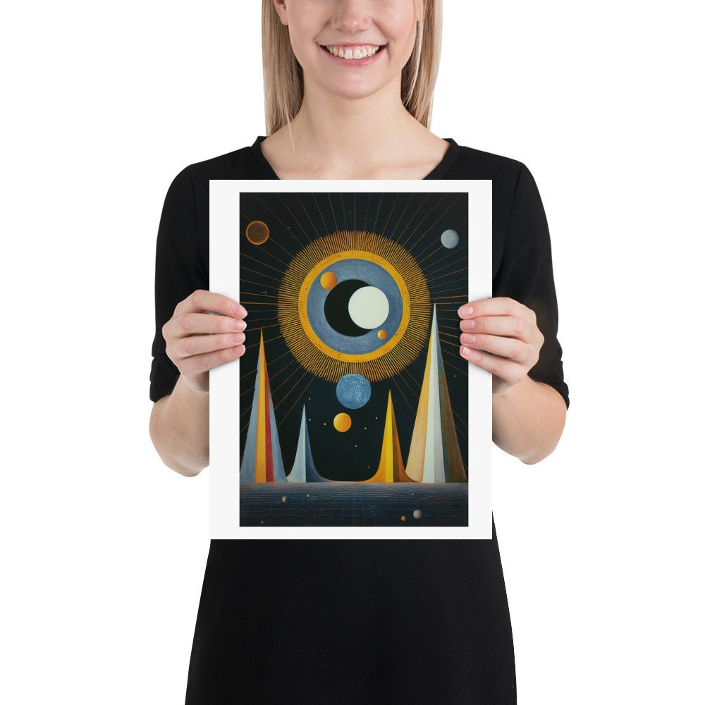 ESOTERIC SPACE MAP, Poster - Etsy