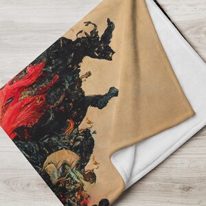 OCCULT ESOTERIC ABSTRACT Gothic Eclectic Mystical Fire Baphomet Antique ...