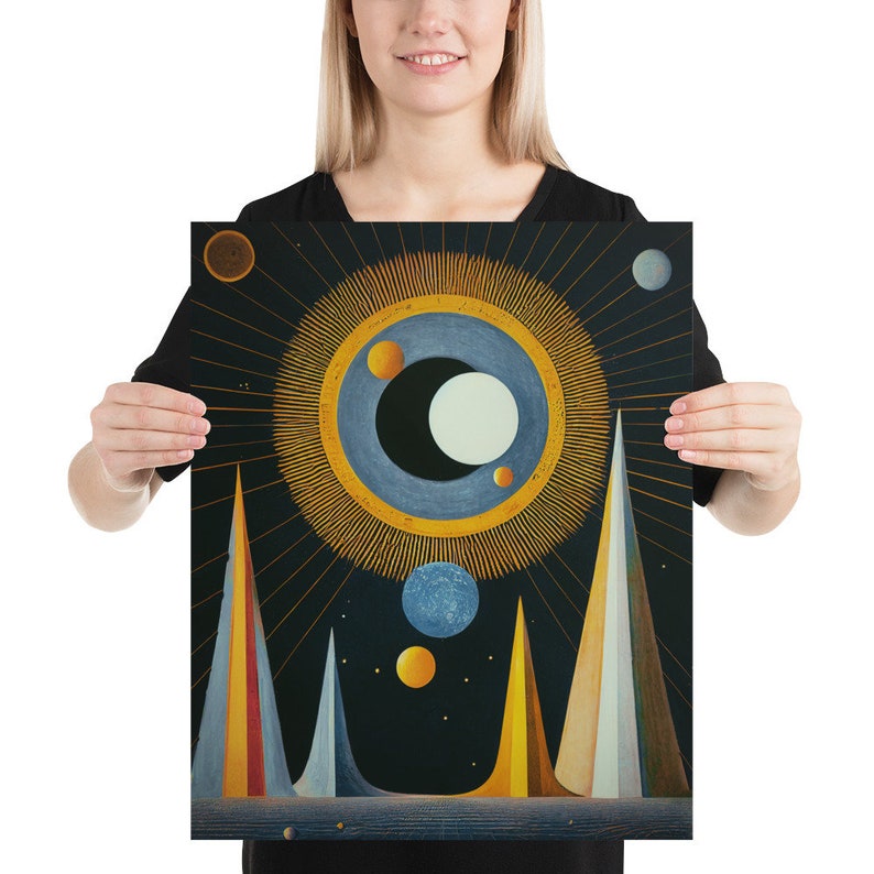 ESOTERIC SPACE MAP, Poster - Etsy