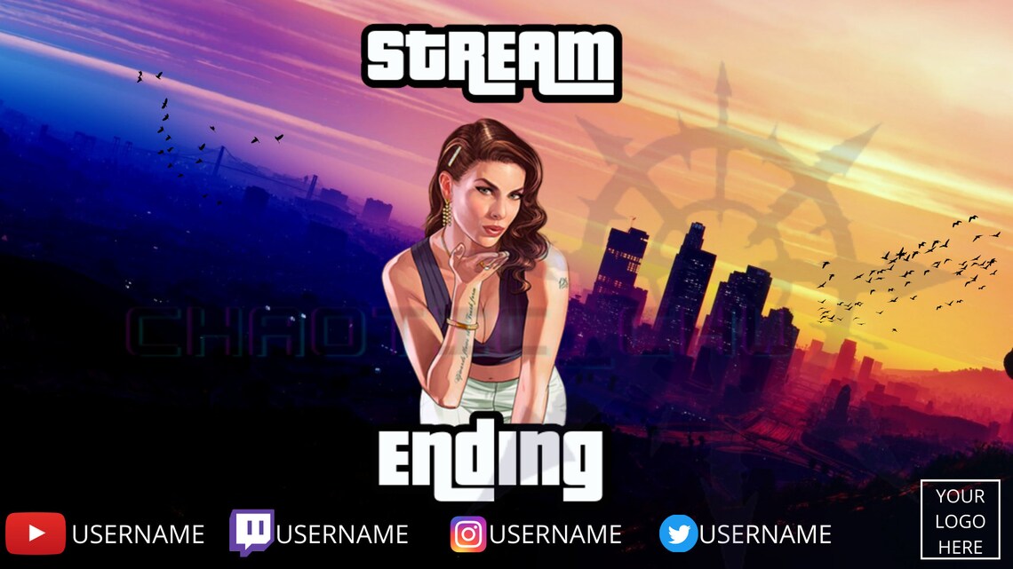 GTA Overlays - 2 Static and 3 Animated Scenes, Great for Any Grand ...