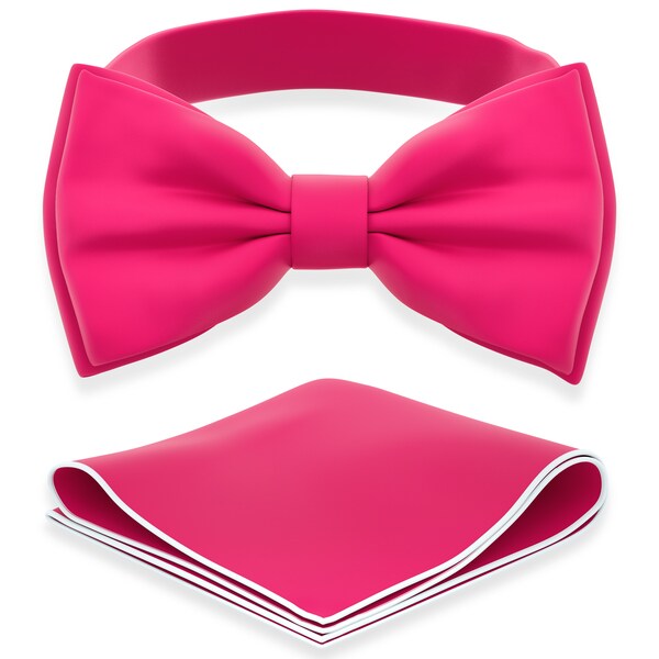 Pink Bow Tie - Etsy