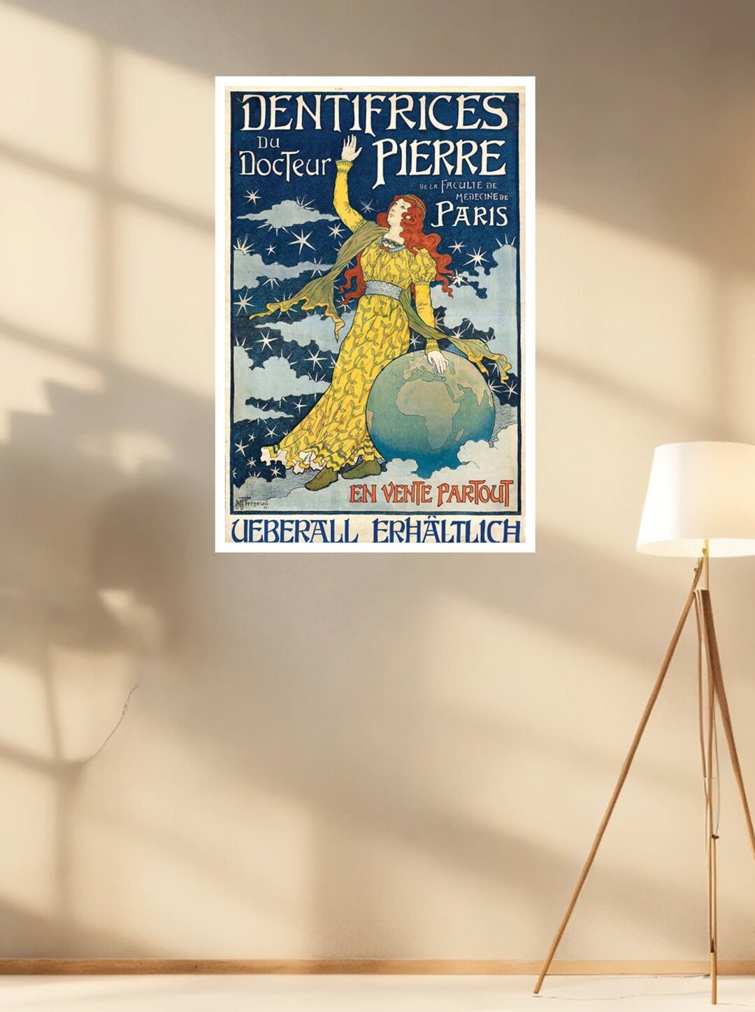 Retro France Ads Artwork Poster Collection Docteur Pierre Vintage Print ...