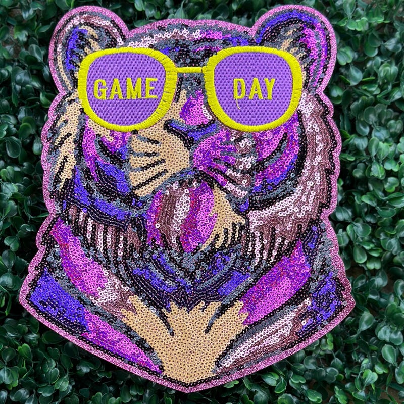 Tiger Sequin Patch - Etsy