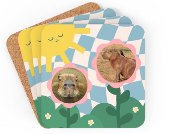 Capybara Coaster Set - Etsy