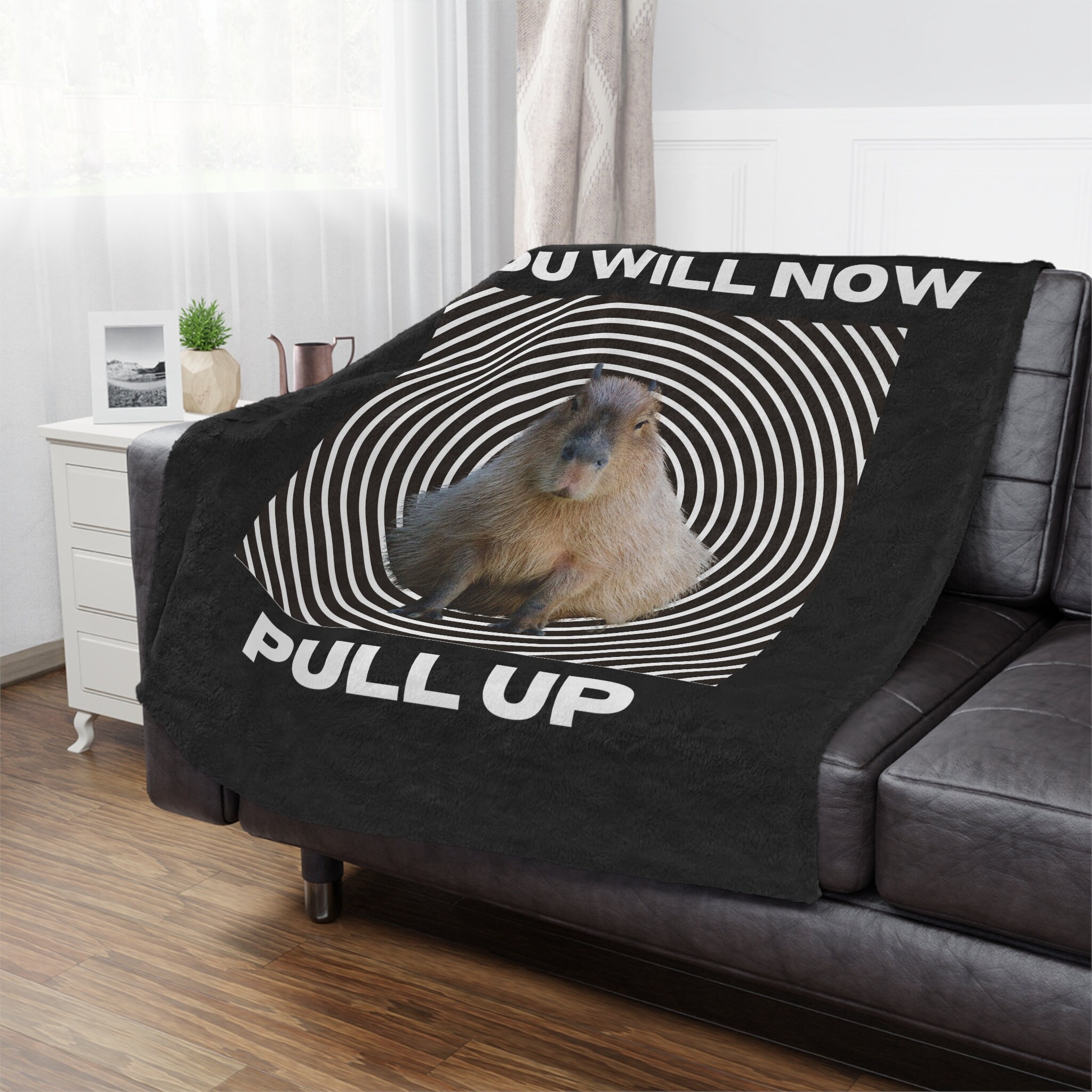 Manta Capybara / Ahora te levantarás / Meme divertido / Tiro - Etsy México