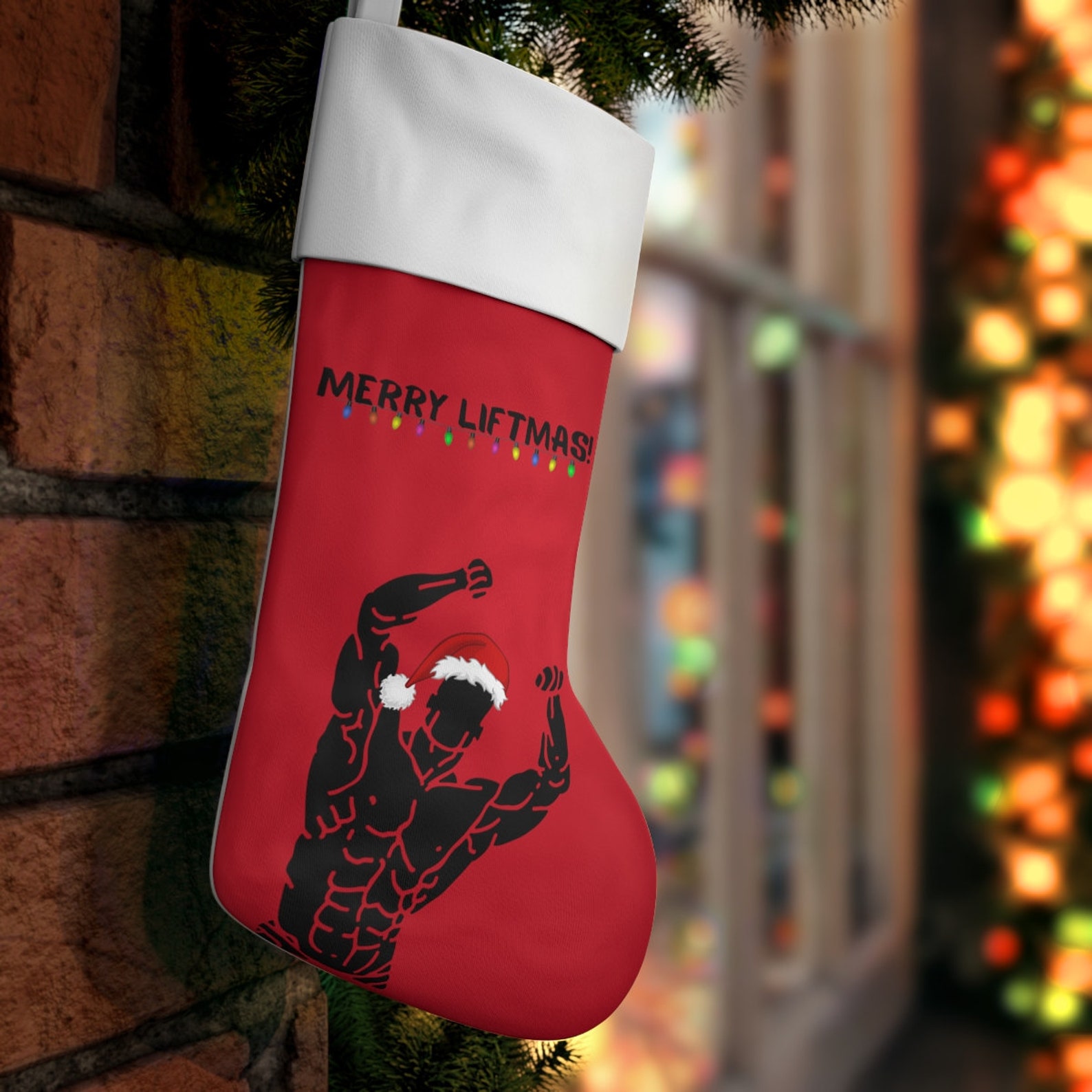 Merry Liftmas Holiday Gym Stocking Christmas Gift for Fitness Lover ...
