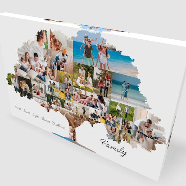 Family Tree Canvas - Etsy