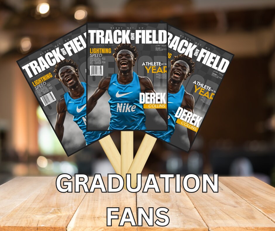2024 Graduate Fan, 7 Graduation Magazines Included, Grad Fan Templates ...