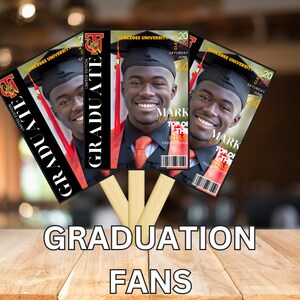 2024 Graduate Fan, 7 Graduation Magazines Included, Grad Fan Templates ...