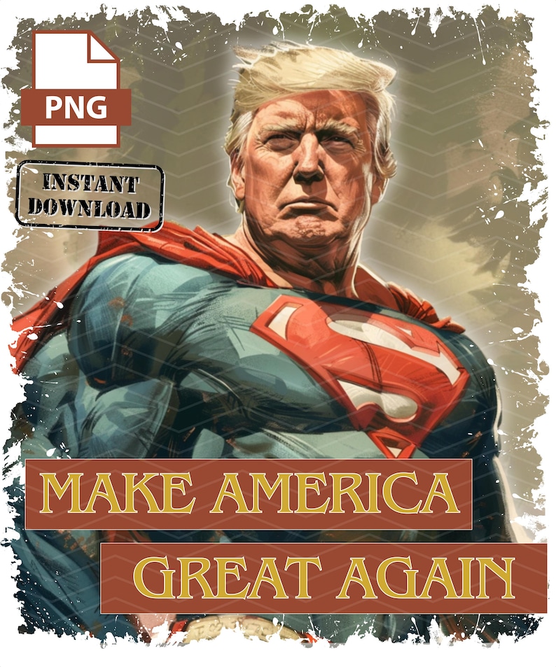 Supertrump Png, Digital Download Instant DIGITAL, Superhero Trump Train ...