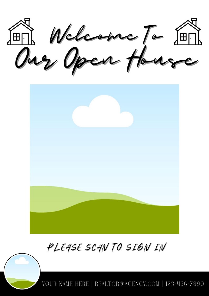 Real Estate QR Code Listing Flyer, Open House QR Code, Real Estate ...