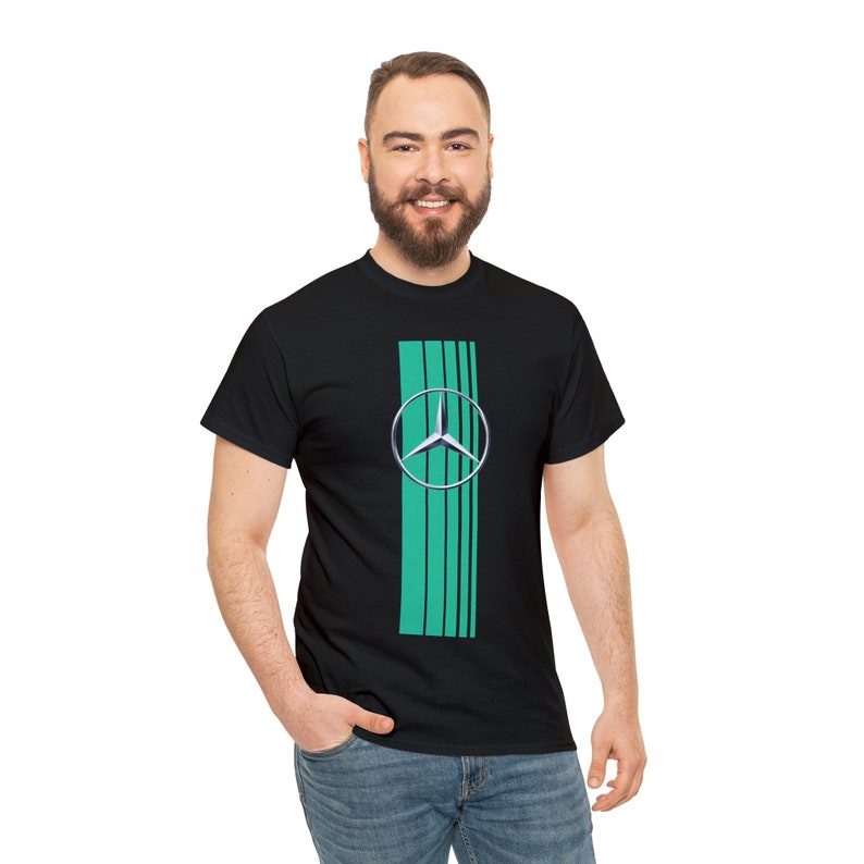 Mercedes Racing Stripes Classic T-shirt - Etsy