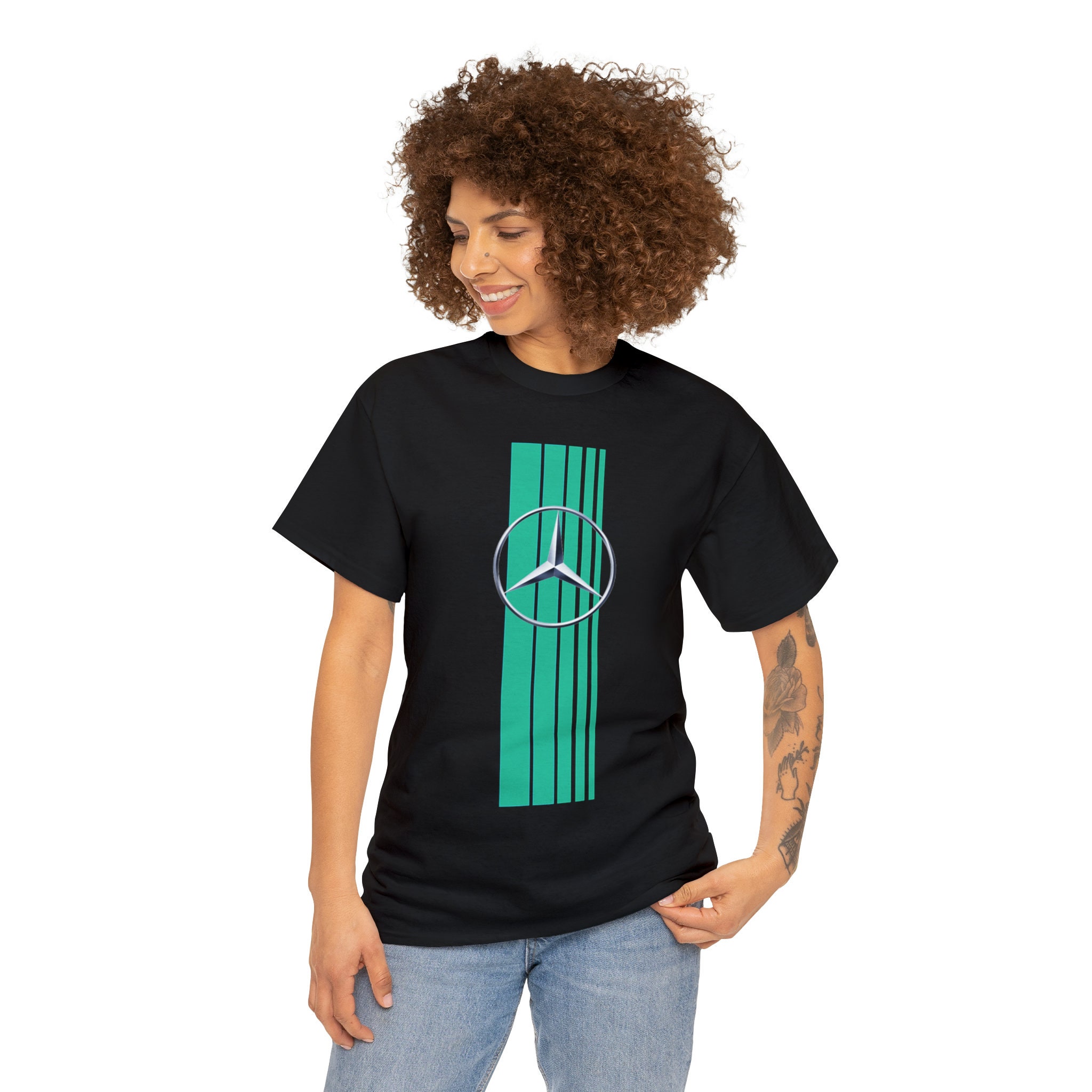 Mercedes Racing Stripes Classic T-shirt - Etsy