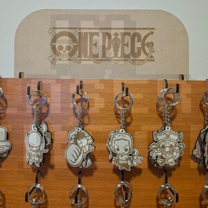 Anime Manga One Piece Pack 101 Keychain + Display Stand. LASER Cut File ...