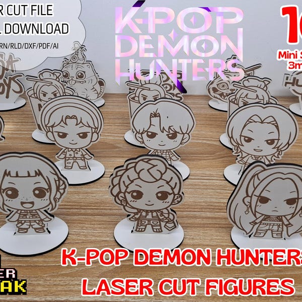 K Pop Demon Hunters Paper Doll - Etsy