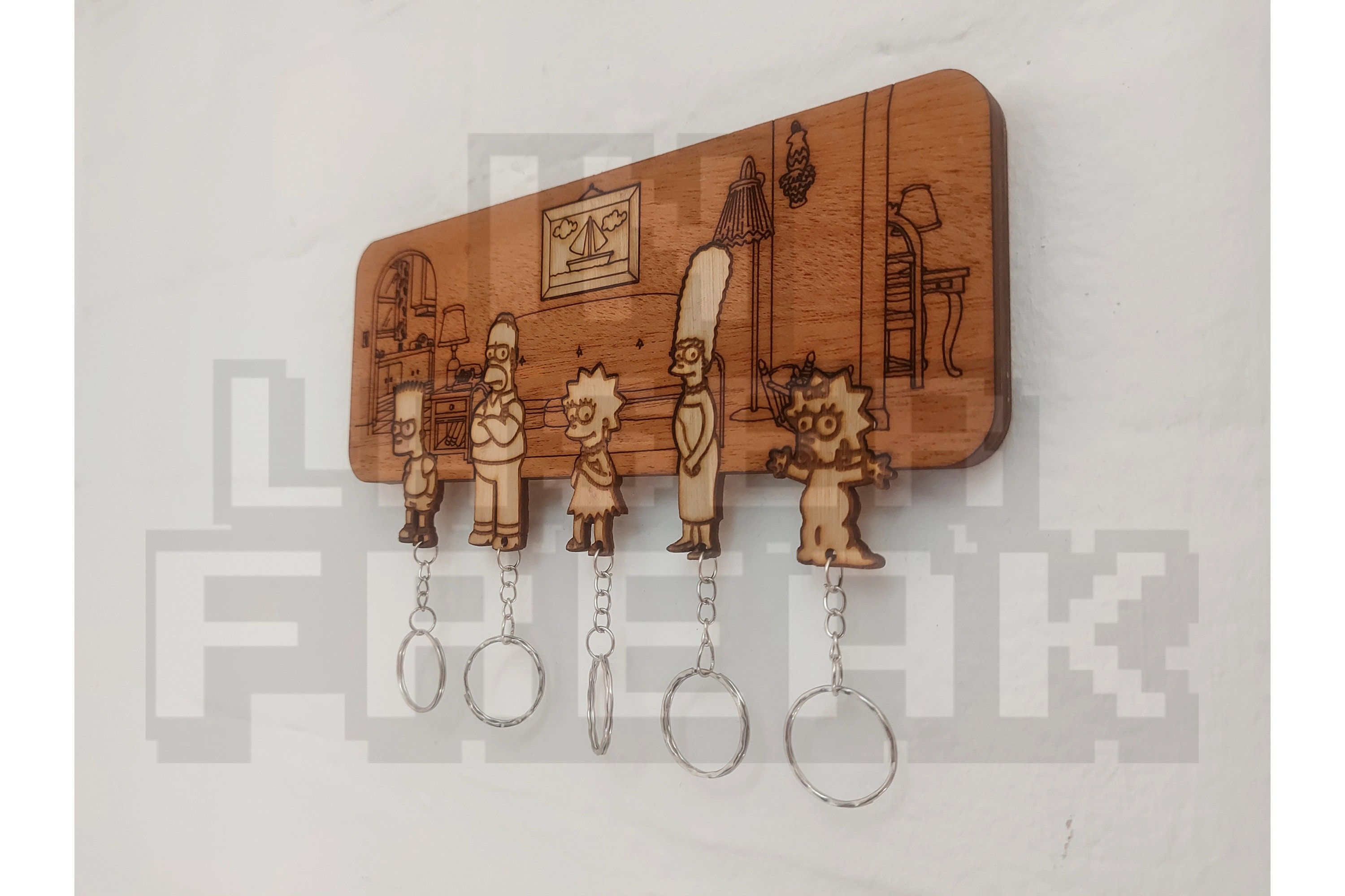 The Simpsons - Simpsons Family. Laser Cut File. SVG, DXF, AI, and PDF ...