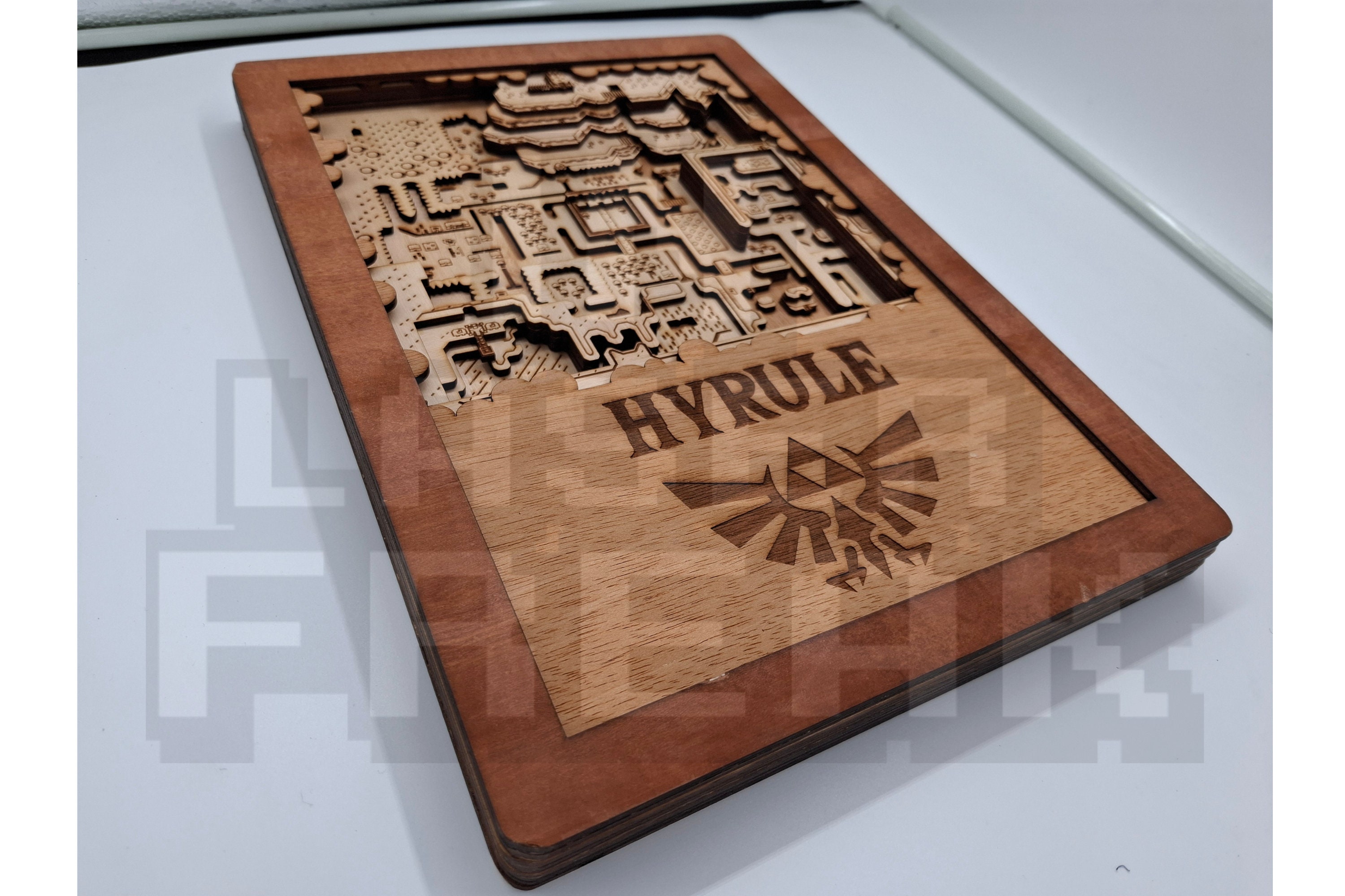 The Legend of Zelda Multi-layer Map. Laser Cut File. SVG, DXF, AI, CDR ...